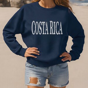 Costa Rica Sweatshirt, Womens Costa Rica Beach Shirt, Unisex Beach ...