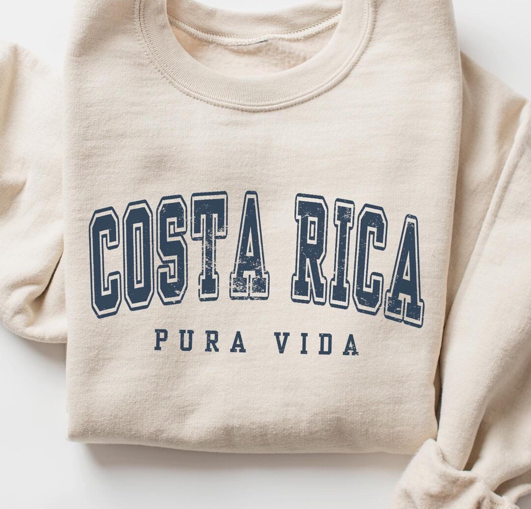 Costa Rica Beach Crewneck Sweatshirt Gift, Girls Trip Pullover, Family ...