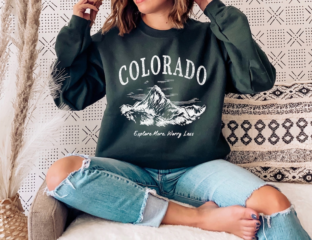 Colorado Sweatshirt, Colorado Lover Shirt, Colorado Crewneck, Colorado ...