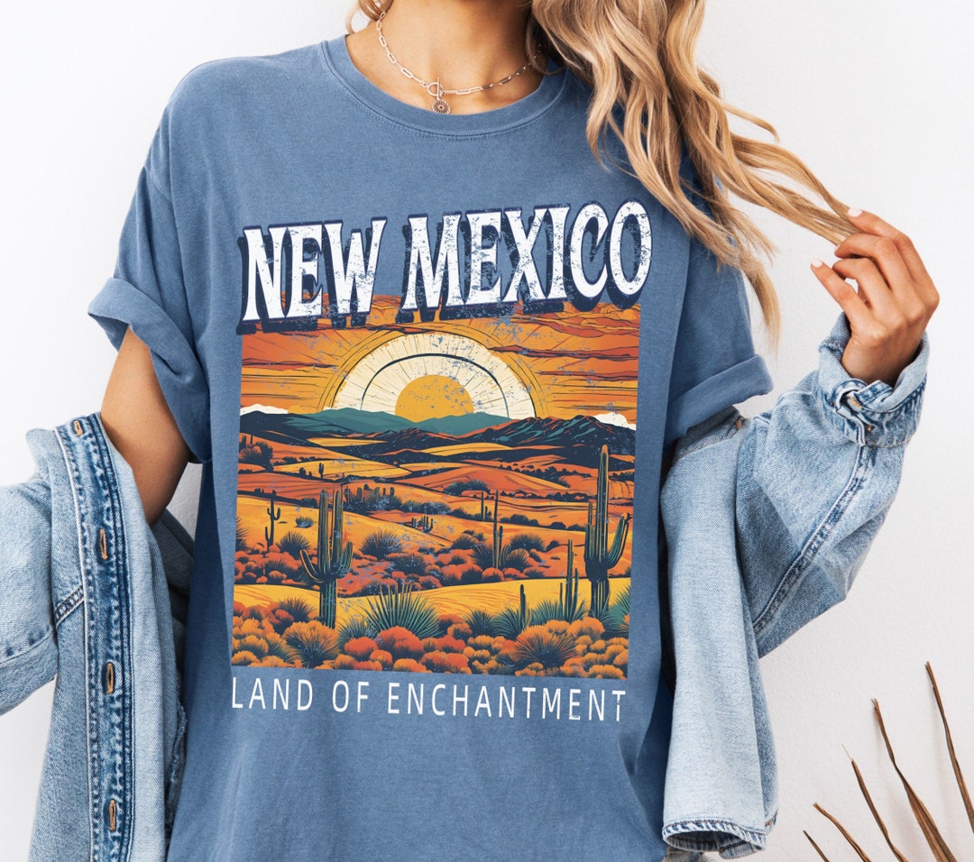 New Mexico Graphic Tshirt Gift, Desert Cactus Tee - Etsy