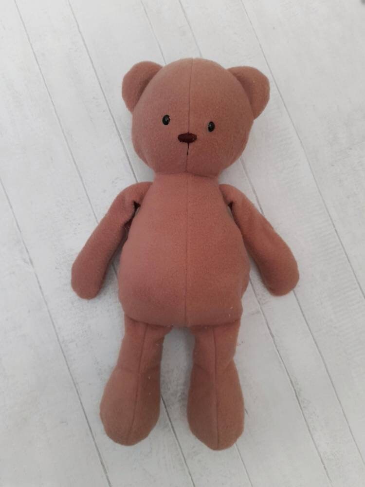 Plushie Bear Sewing Pattern and Tutorial Easy Memory Bear Pdf | Etsy UK
