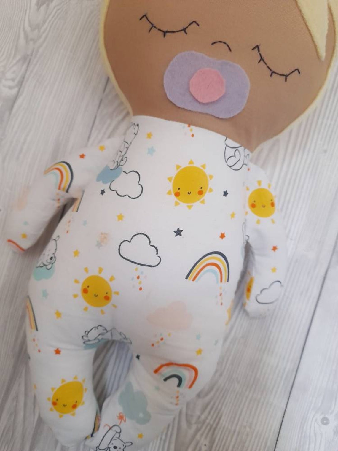 Soft Baby Rag Doll Sewing Pattern Pdf doll Only - Etsy