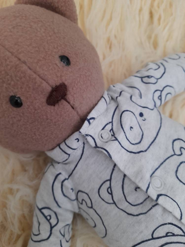 Plush Doll Sleepsuit Pattern clothing Pattern Only Doll and - Etsy