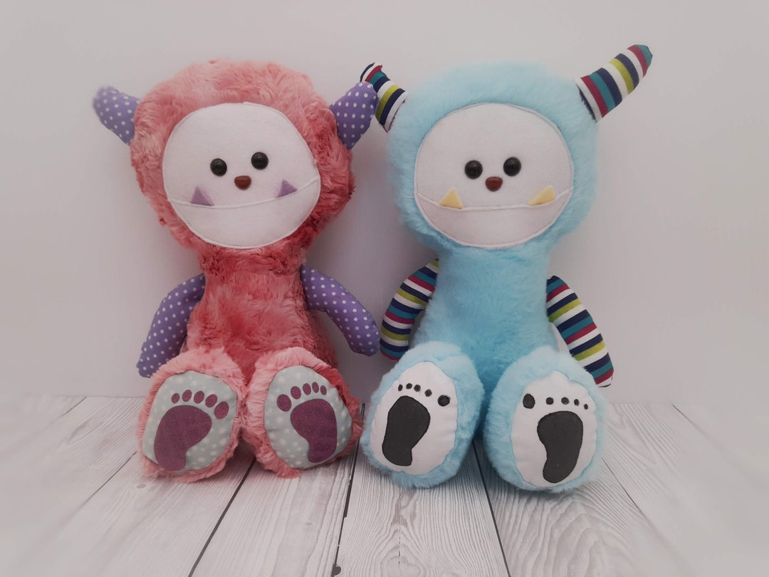 Plush Monster Soft Toy Sewing Pattern and Tutorial - Etsy
