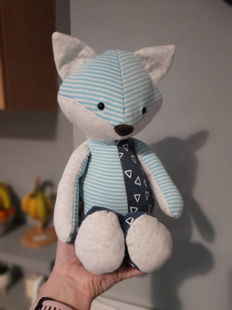 Plush Fox Sewing Pattern and Tutorial Memory Bear Pattern Pdf - Etsy ...