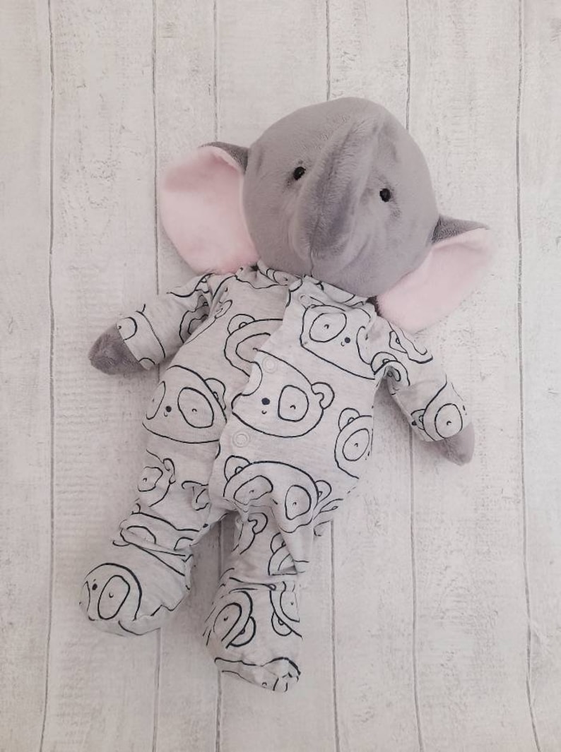 Plushie Elephant Sewing Pattern and Tutorial Memory Bear - Etsy Australia