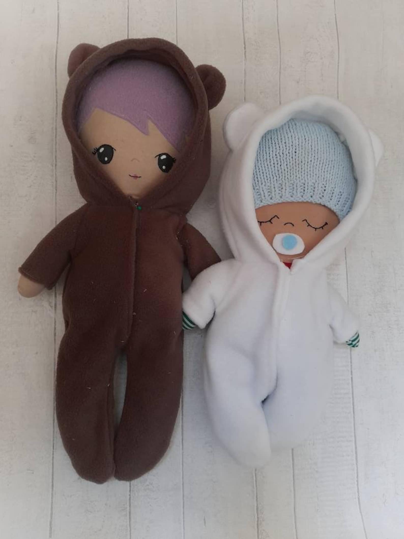 Dolls Onesie and Sleepsuit Pattern and Tutorial - Etsy