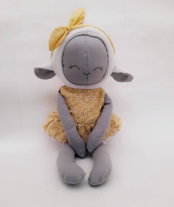 Lamb Doll Sewing Pattern and Tutorial With Clothing | Etsy