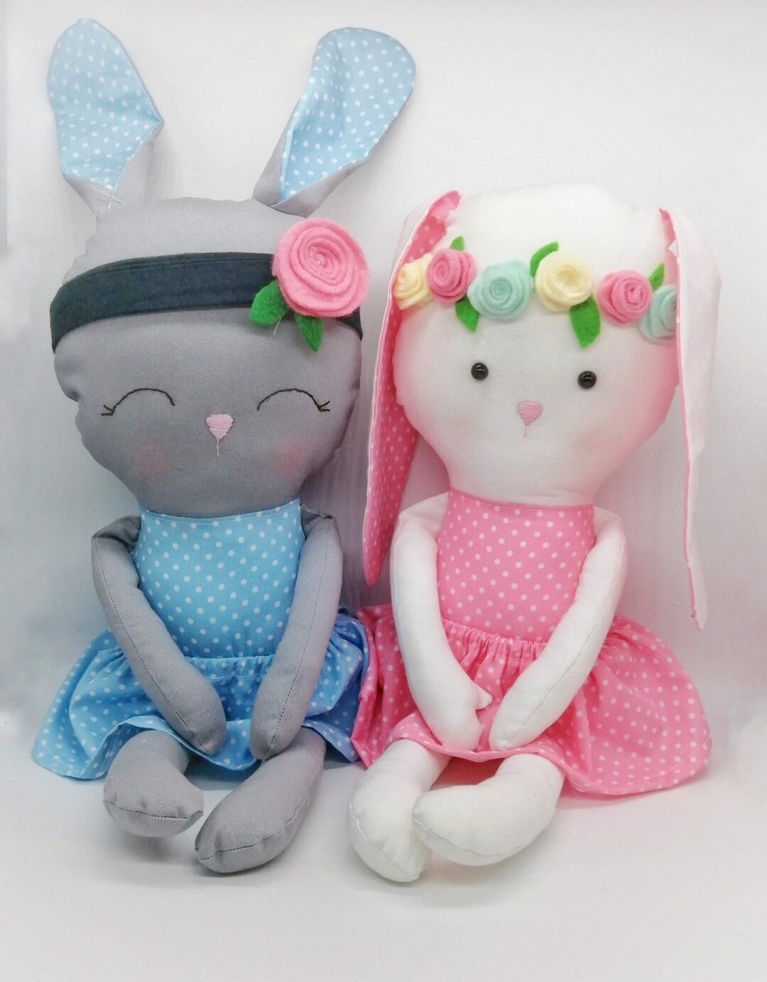 Bunny Doll Sewing Pattern With Basic Skirt Pdf - Etsy