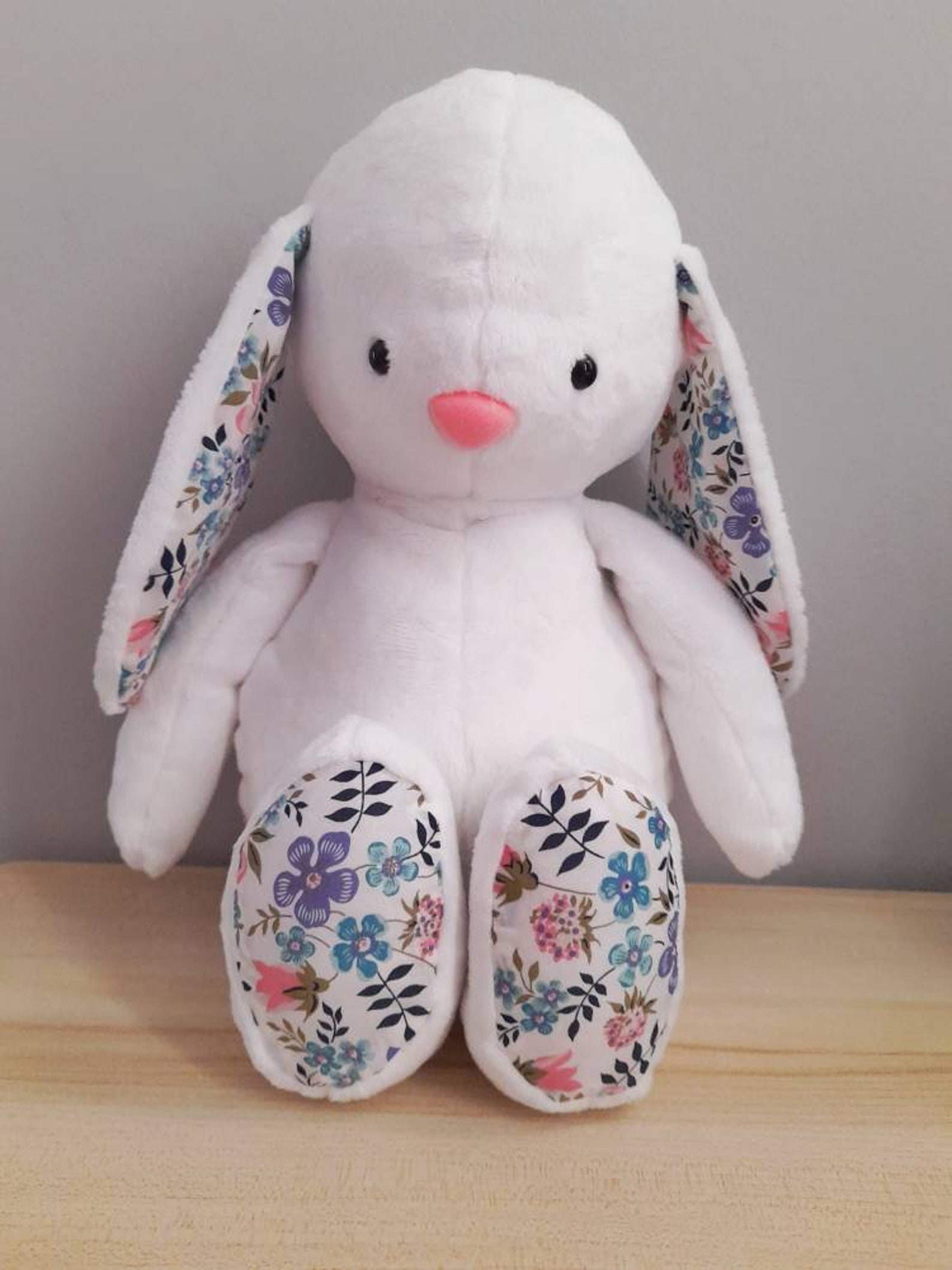 Plush Bunny Sewing Pattern and Tutorial Memory Bear Pattern - Etsy