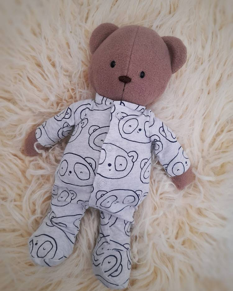 Plush Doll Sleepsuit Pattern clothing Pattern Only Doll and - Etsy