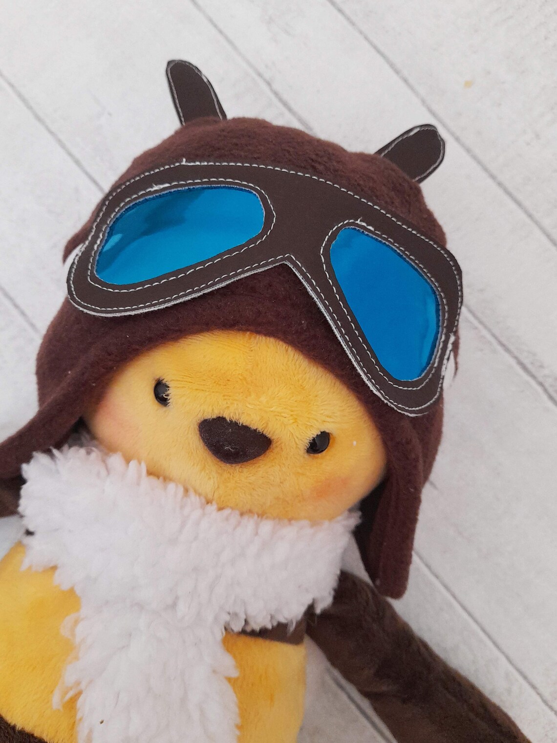 Plushie Bee Sewing Pattern and Tutorial With Aviator Hat and - Etsy UK
