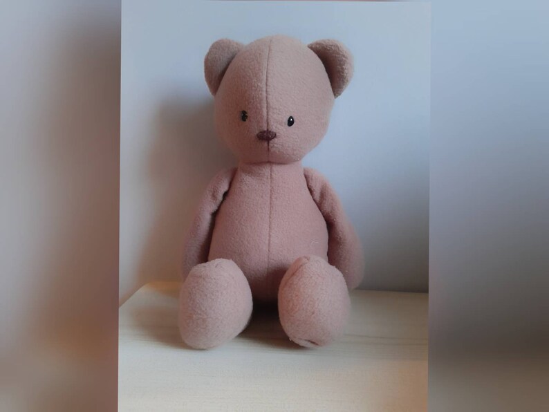 Plushie Bear Sewing Pattern and Tutorial Easy Memory Bear Pdf | Etsy UK