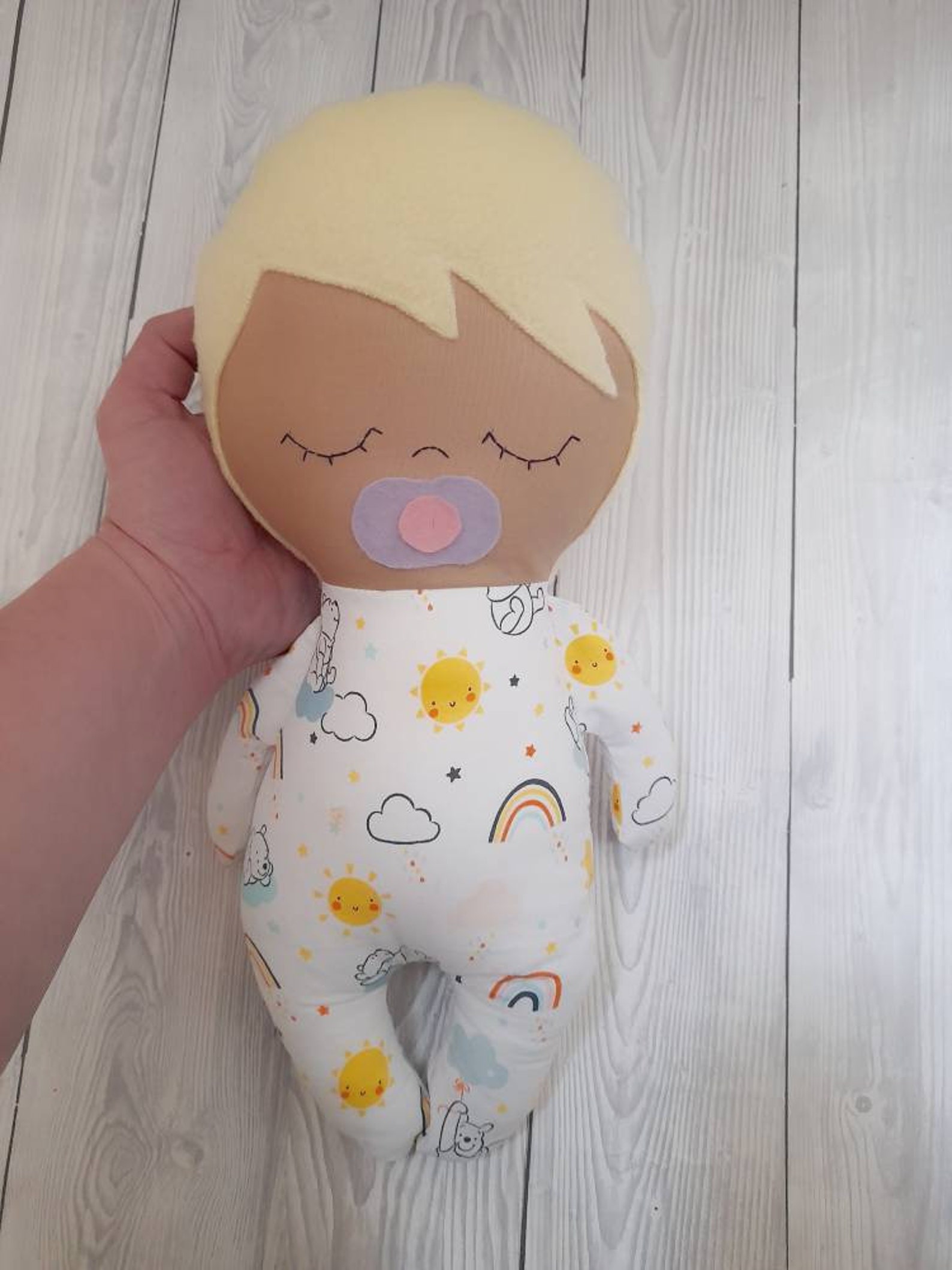 Soft Baby Rag Doll Sewing Pattern Pdf (doll Only) - Etsy