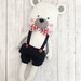 Dress up Bears Soft Toy Sewing Pattern Bundle, Panda and Teddy Bear ...