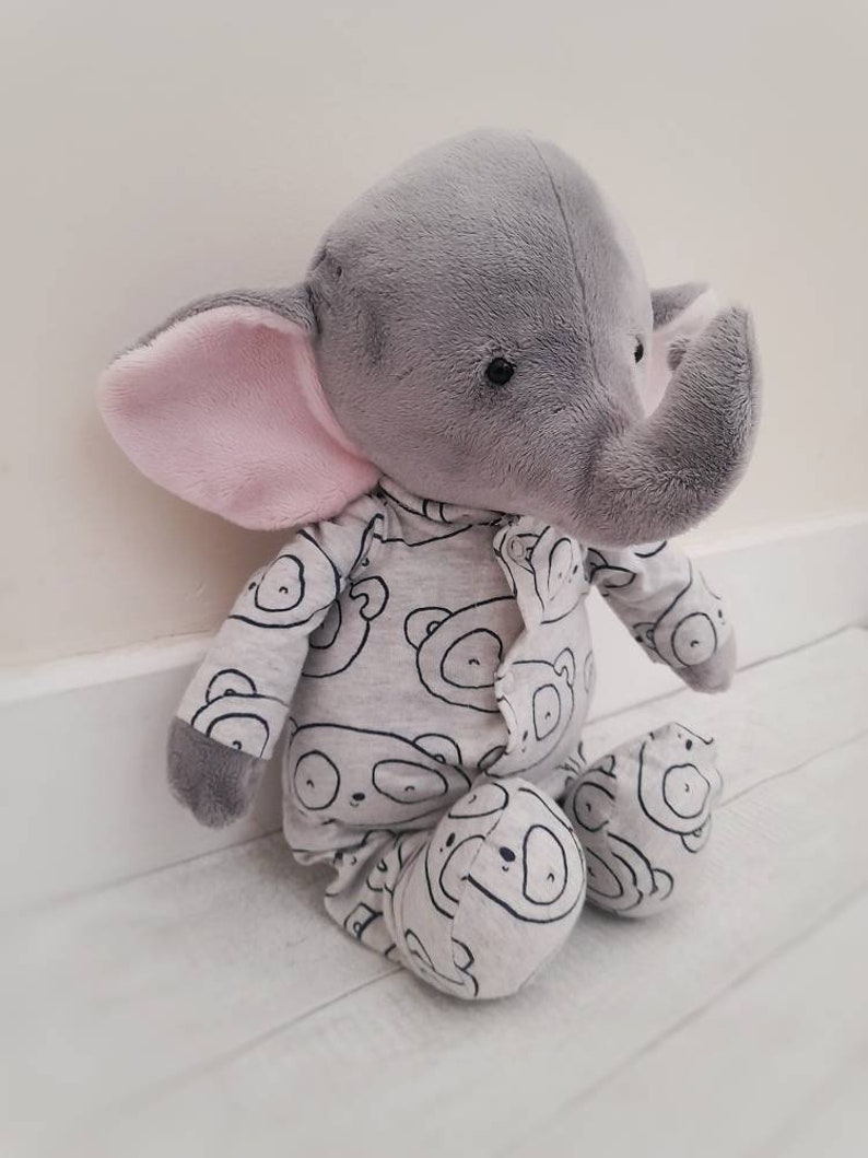 Plushie Elephant Sewing Pattern and Tutorial Memory Bear - Etsy Australia
