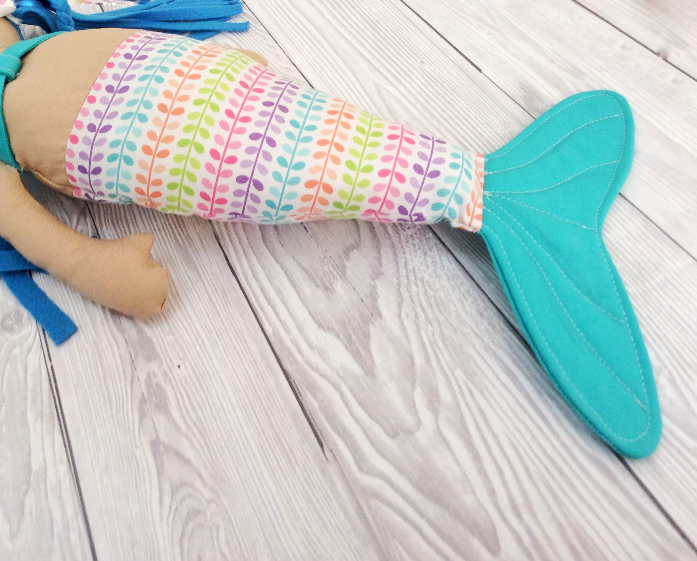 Mermaid Doll Pdf Sewing Pattern and Tutorial With Two Face and | Etsy UK