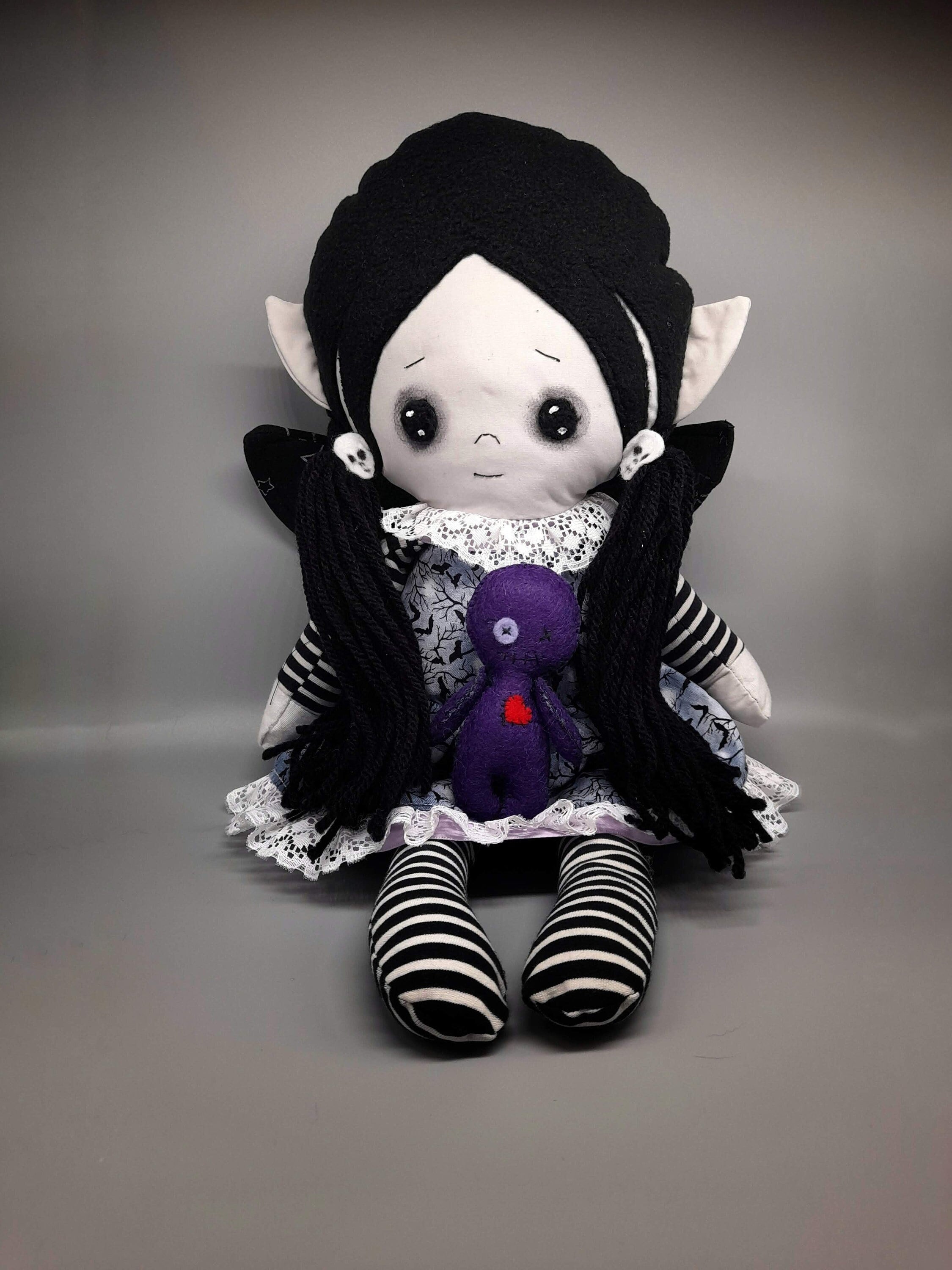 Gothic Fairy Doll Pdf Sewing Pattern and Tutorial - Etsy
