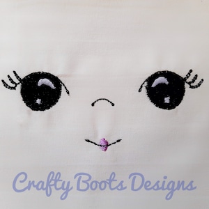 ITH Dolls Face Embroidery File in the Hoop - Etsy