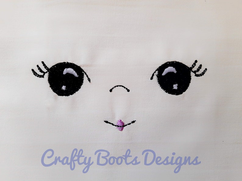 ITH Dolls Face Embroidery File in the Hoop - Etsy