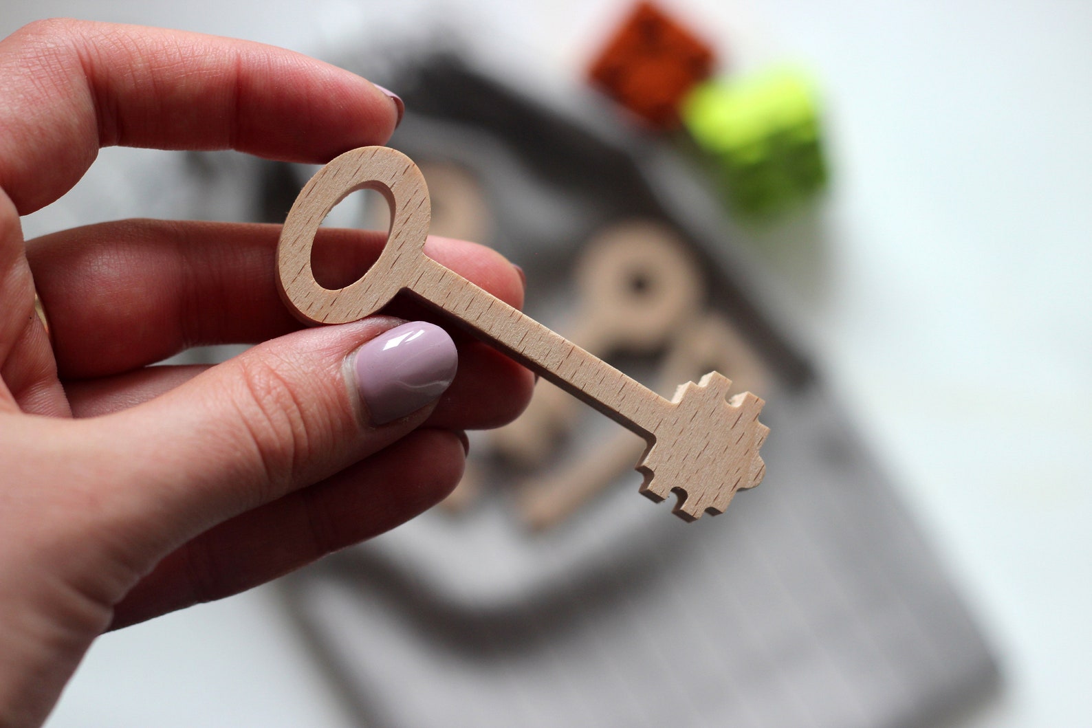 Wooden keys toy Wooden keys for baby Pretend play keys | Etsy
