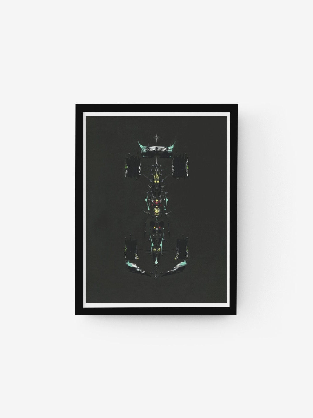 Knight Shadow 44 - Fine Art Print - F1 Wall Art - F1 Art by David Tyers ...