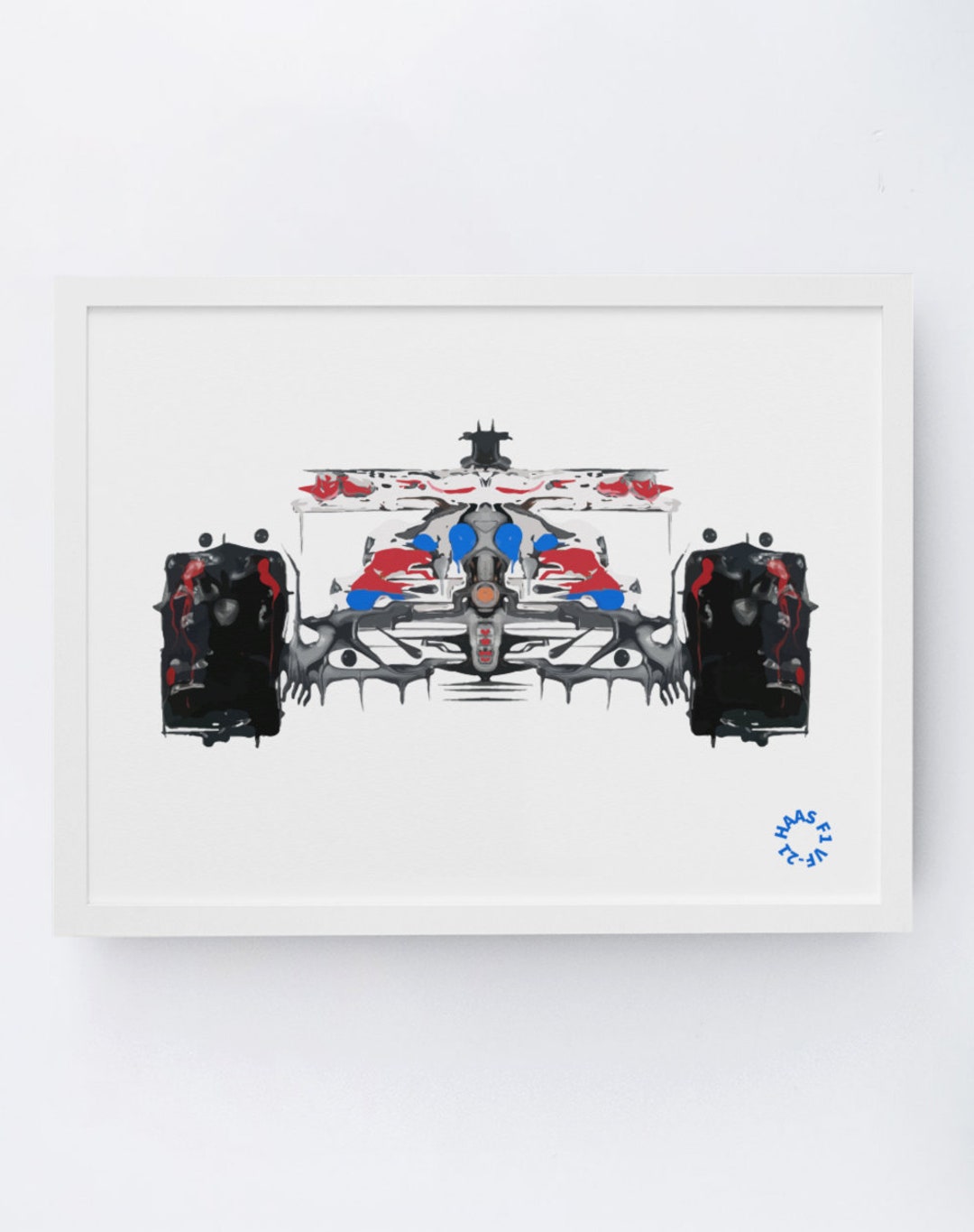 Haas VF-21 Poster - Haas F1 VF-21 Team 2021 Poster - F1 Wall Art - F1 ...