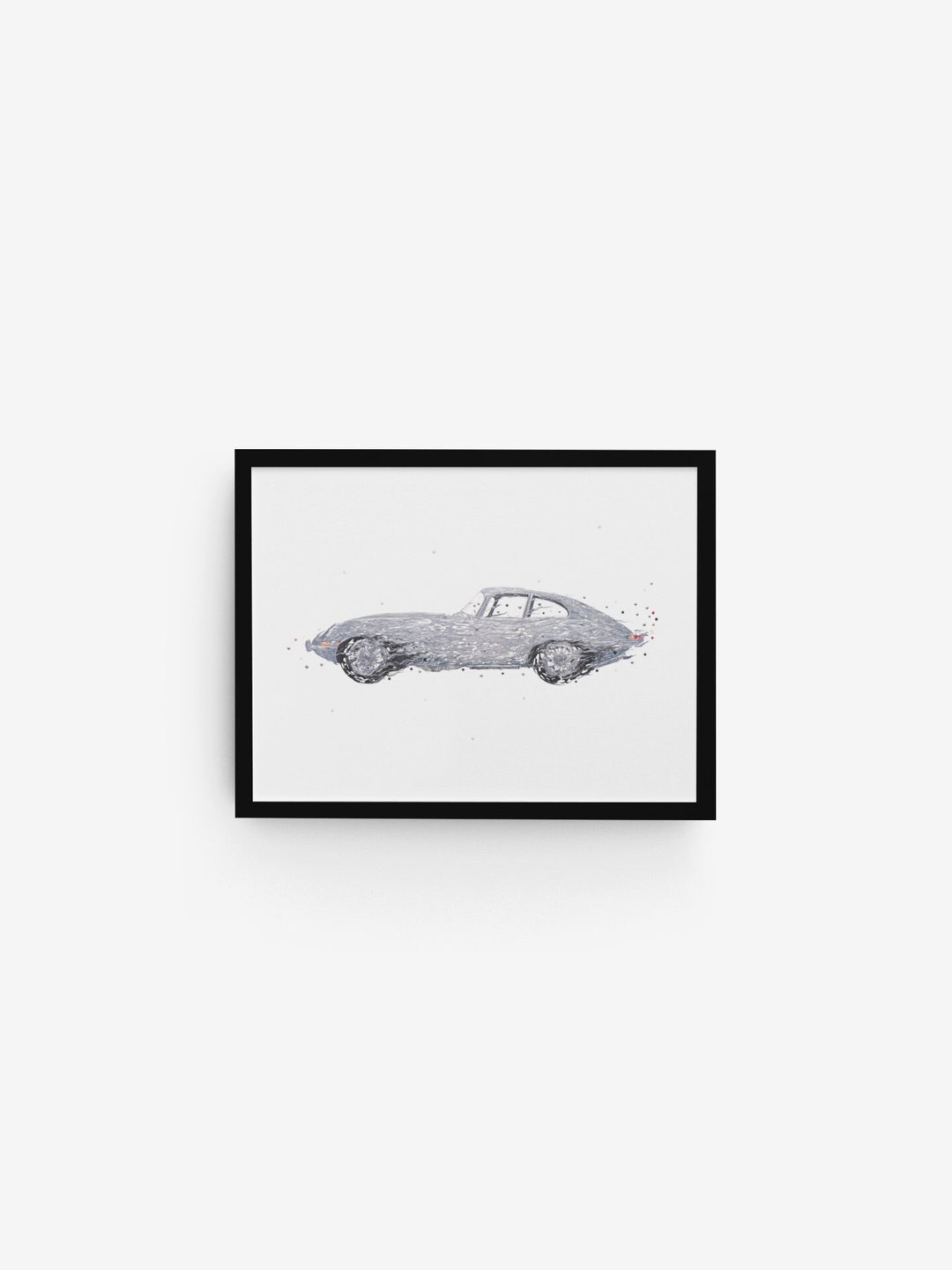 Jaguar [e-type] Fine Art Print - Wall Art - F1 Art by David Tyers - Etsy