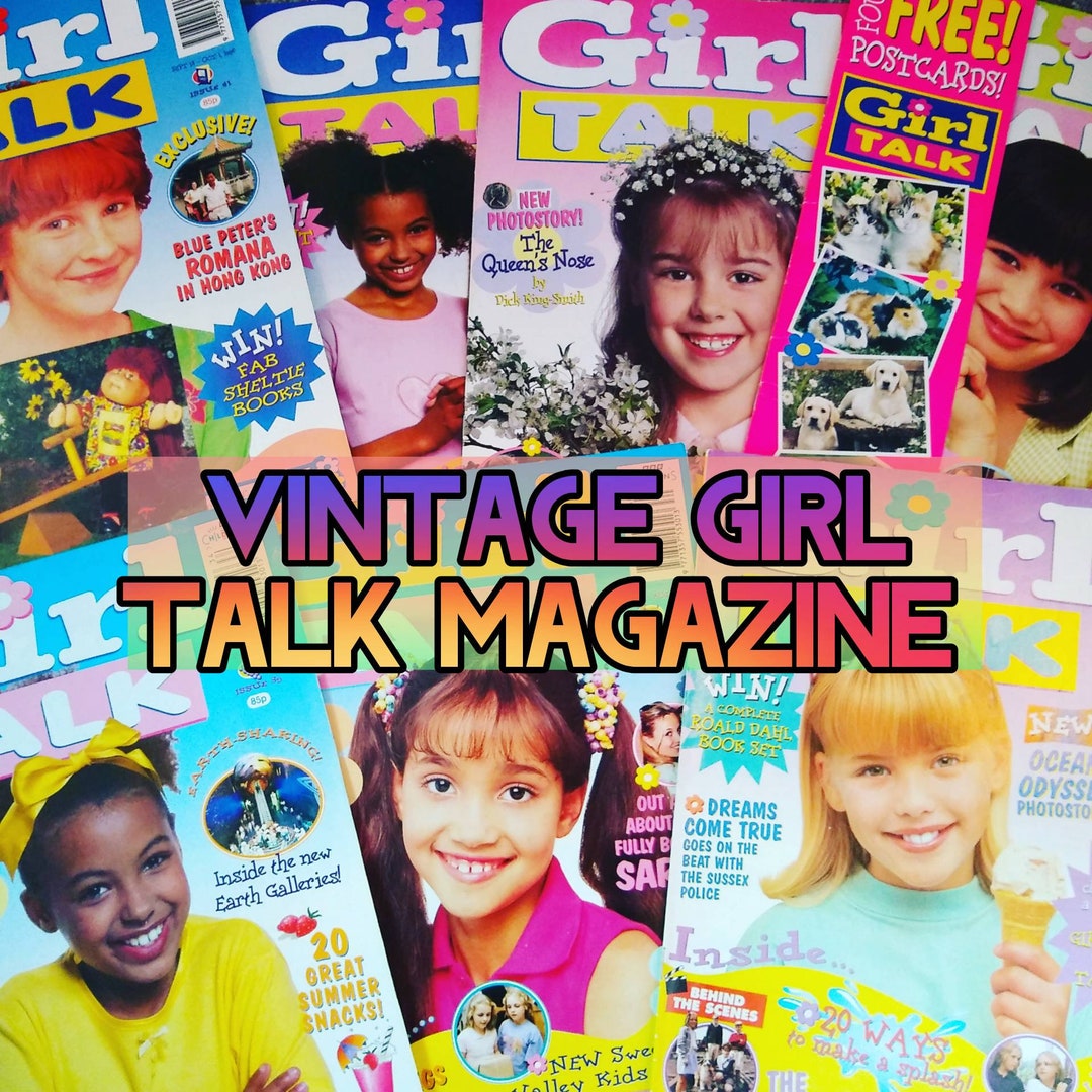 Vintage 1990s Girl Talk Magazine | Retro Teen Magazine | Nostalgic 90s ...