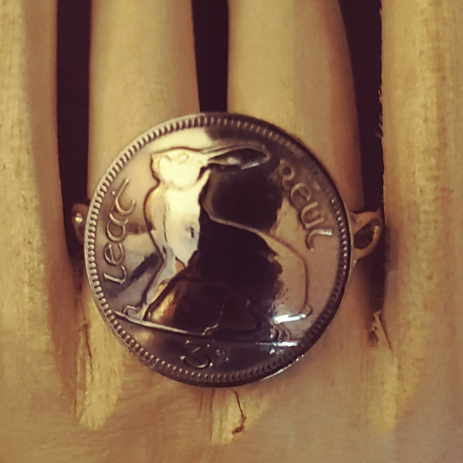 Irish Coin Ring Celtic Jewelry STERLING SILVER Band Eire - Etsy