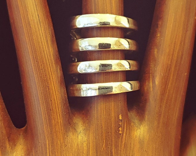 Stainless Steel Fork Ring, Flatware Jewelry, Full Fork Tines, Long ...