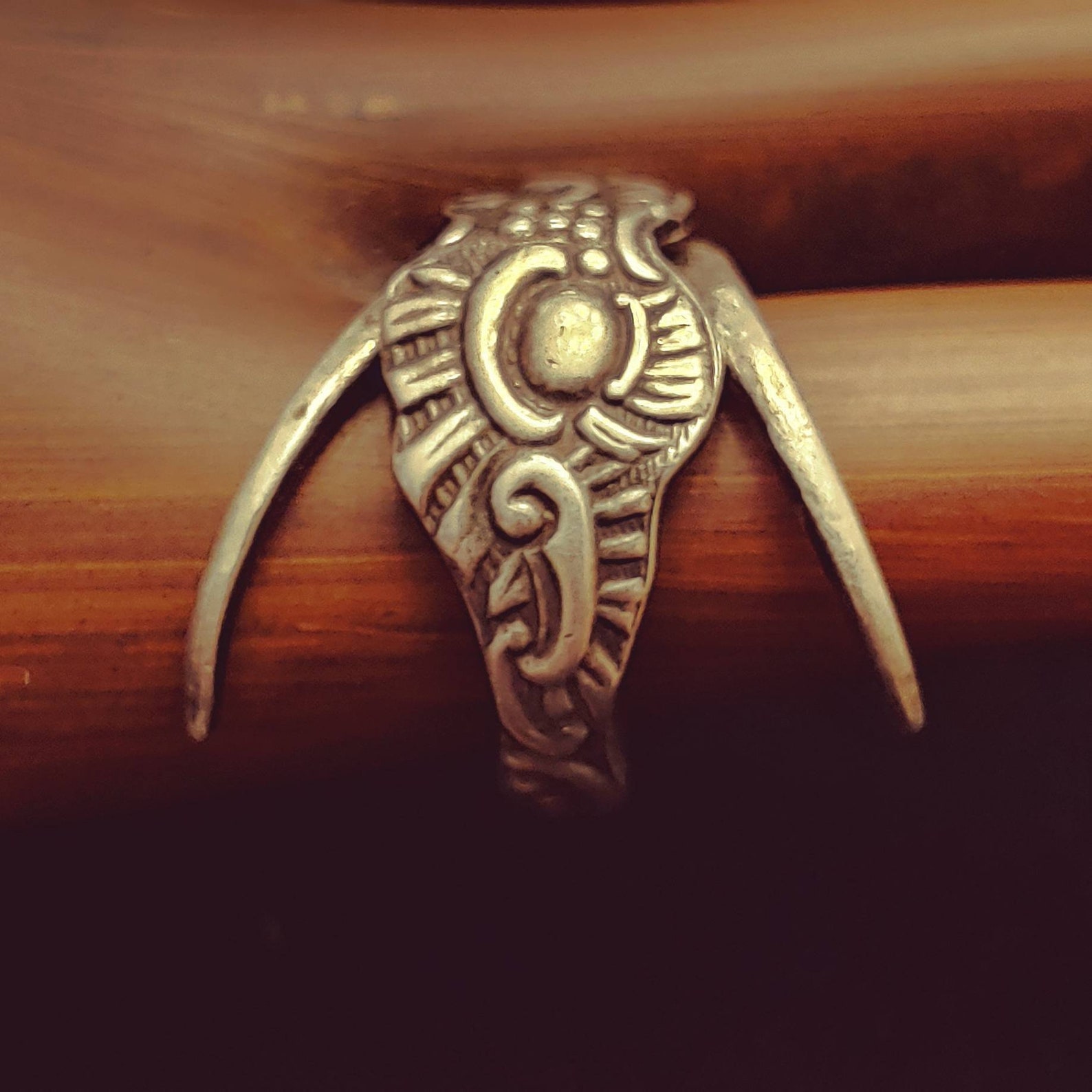 Vintage Cocktail Fork Made Into a Ring, Flatware Jewelry, Silverware ...