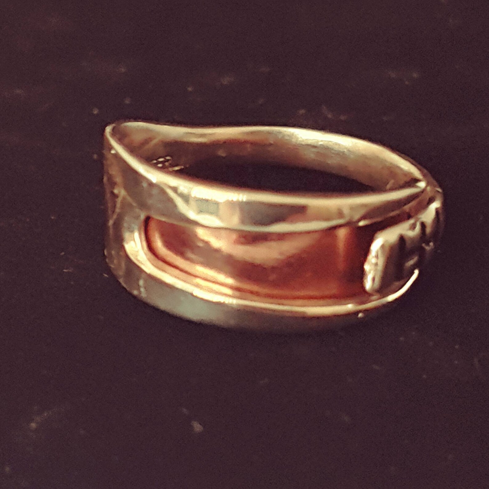 Sterling Silver Adjustable Fork Ring Cocktail Fork Made Into - Etsy