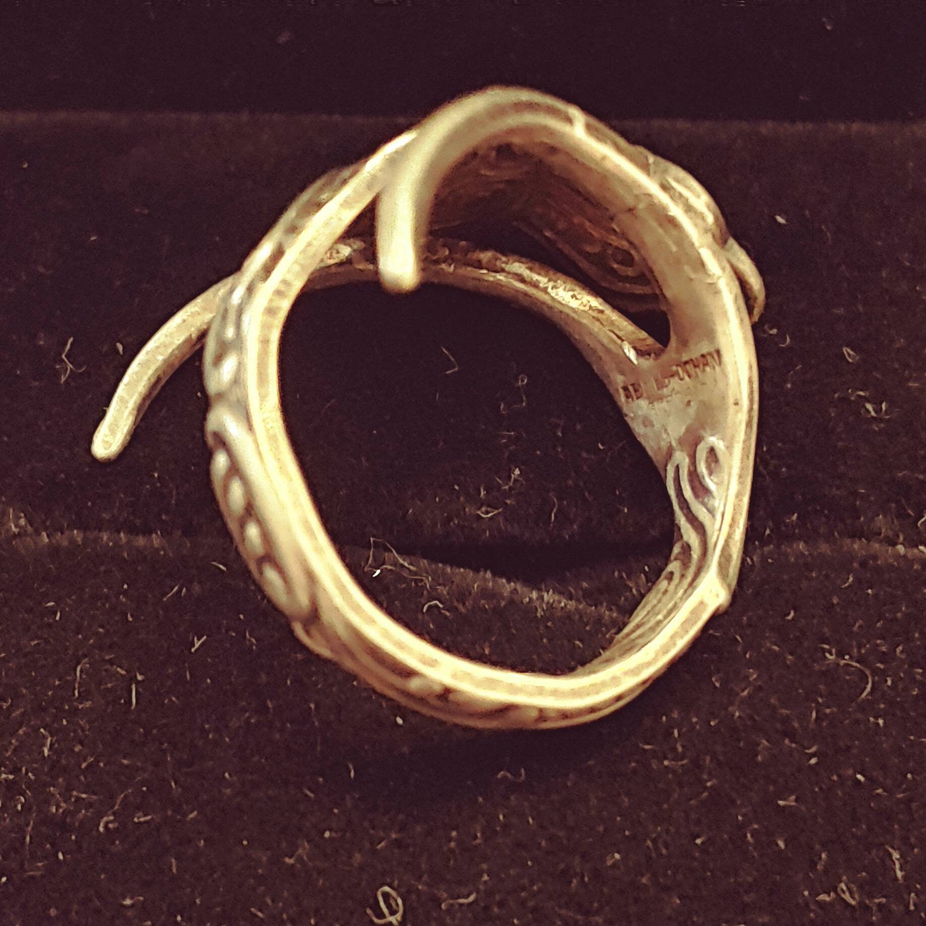 Vintage Cocktail Fork Made Into a Ring, Flatware Jewelry, Silverware ...