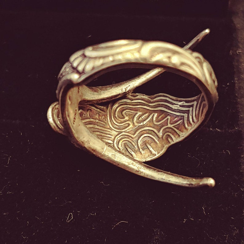 Vintage Cocktail Fork Made Into a Ring, Flatware Jewelry, Silverware ...