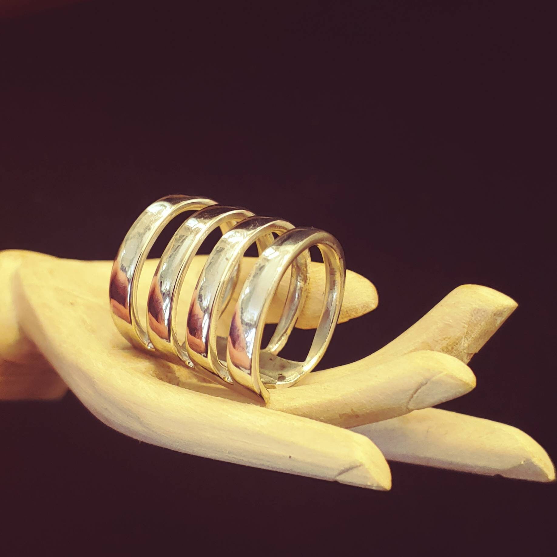 Stainless Steel Fork Ring Flatware Jewelry Full Fork Tines - Etsy