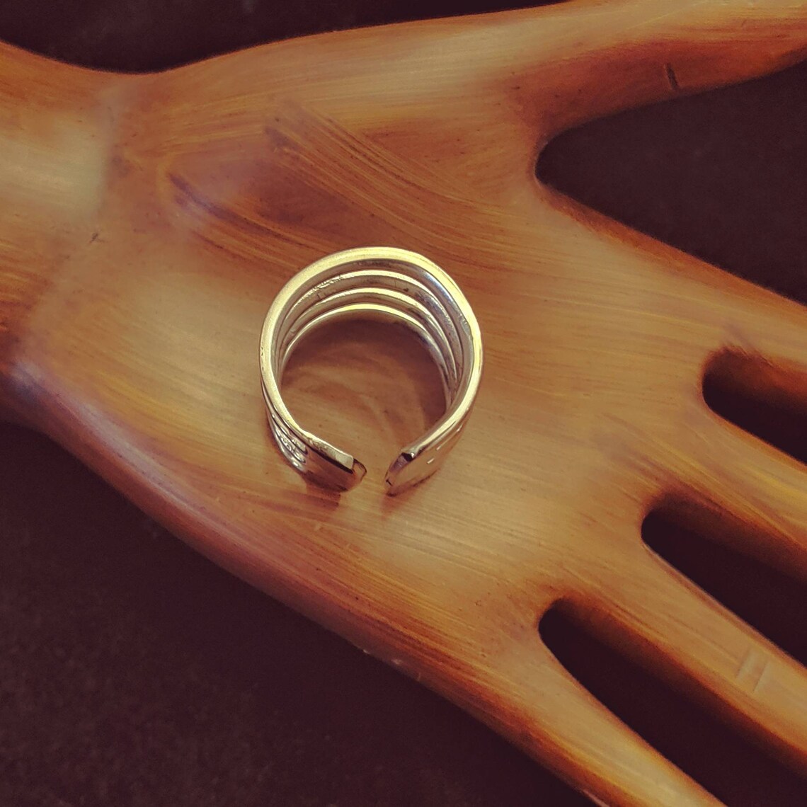 Stainless Steel Fork Ring Flatware Jewelry Full Fork Tines - Etsy