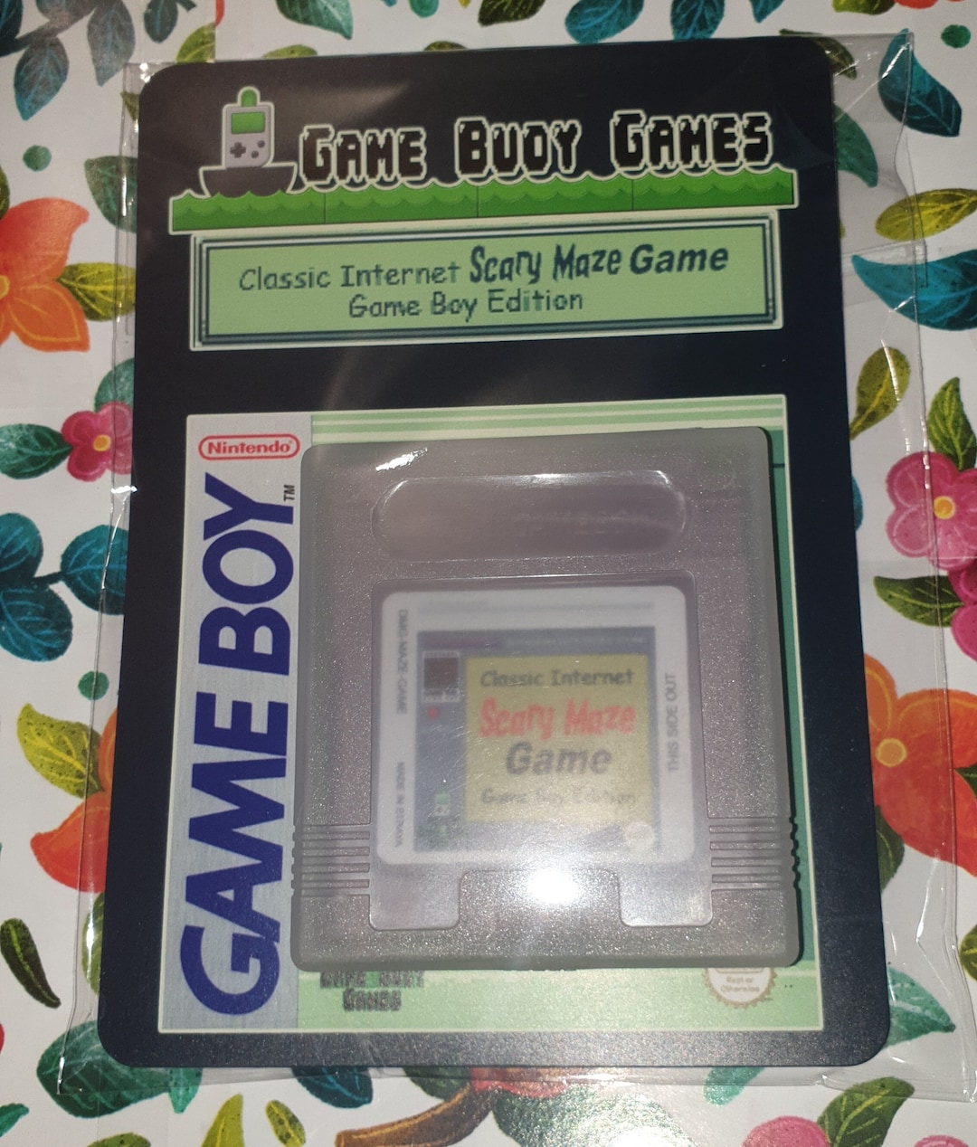 Classic Internet Scary Maze Game (carded), GB Studio Made Game Boy Game ...