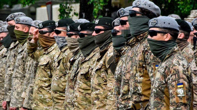 Ukrainian Military Army Beret With Cockade. Special Operations Forces ...