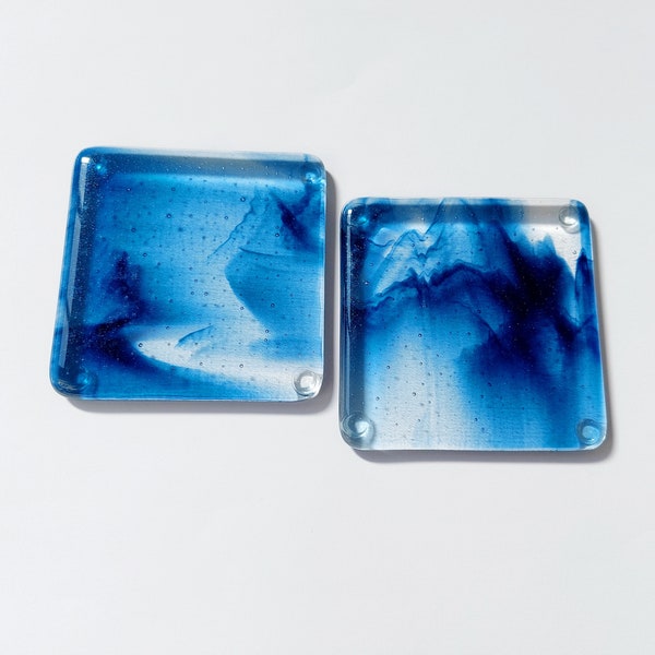 Fused Glass Coasters - Etsy