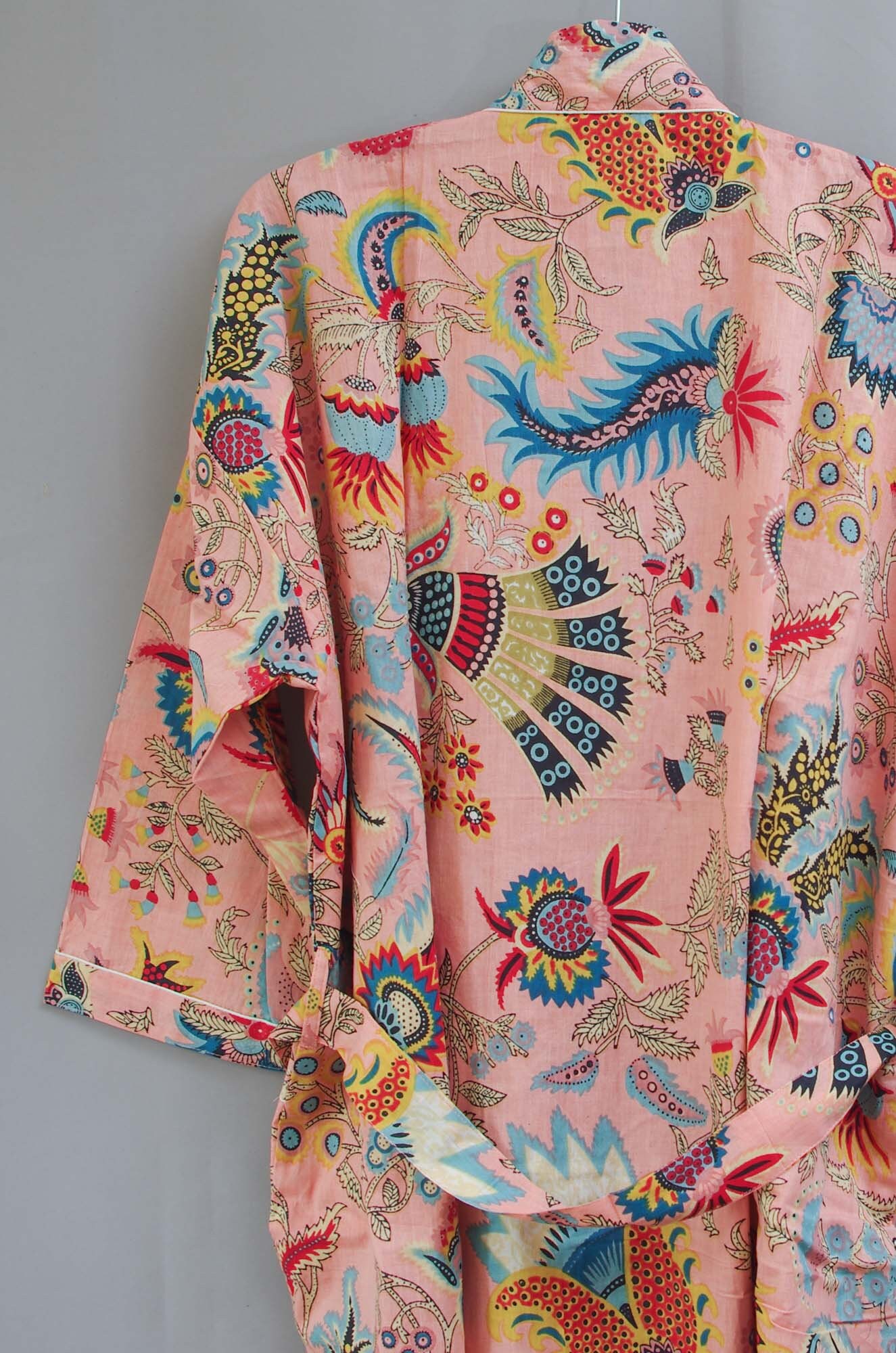 Floral Print Soft and Comfortable Bath Robes, Dressing Gown House Boat ...