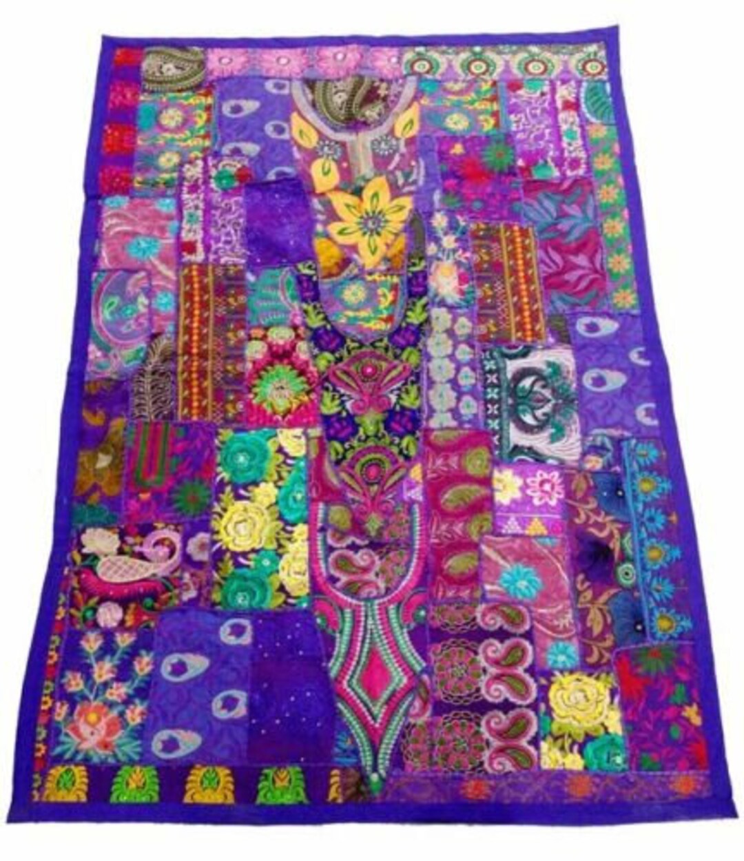 Pure Cotton Decorative Tapestries Vintage Handmade Patchwork Tapestry ...