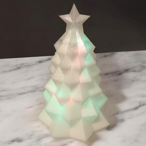 3D Printed Lighted Christmas Tree - Etsy