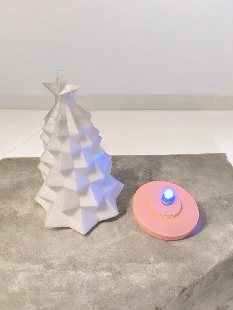 3D Printed Lighted Christmas Tree - Etsy
