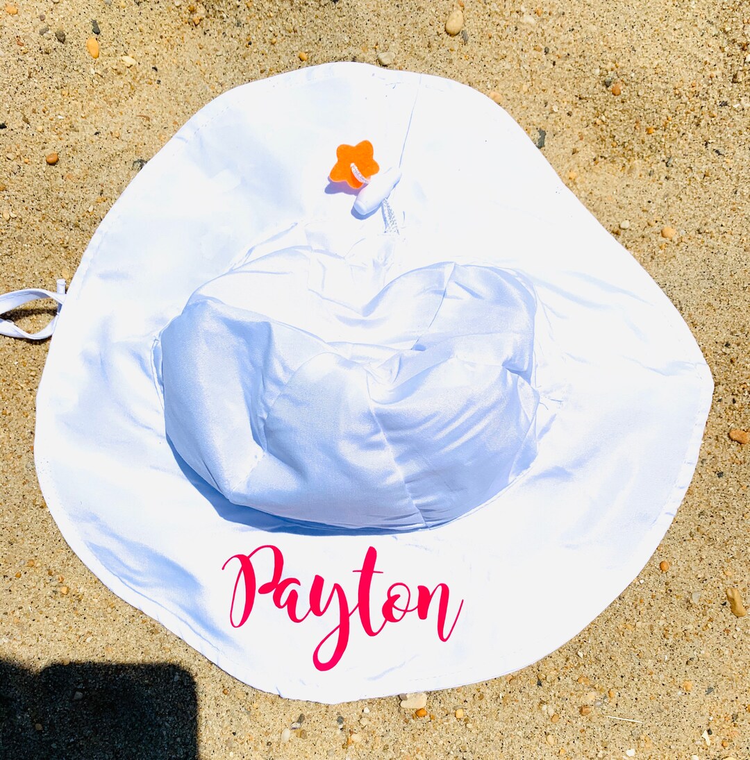 Personalized Beach Hat - Etsy
