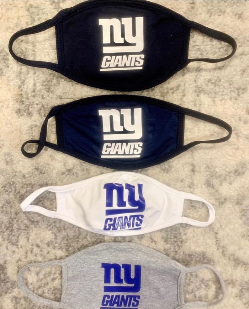 NY Giants Face Masks ADULT - Etsy
