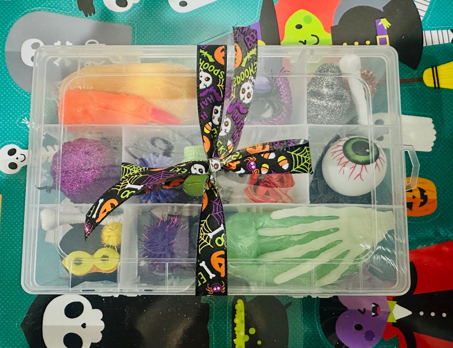 Halloween Themed Play-dough Sensory Box - Etsy