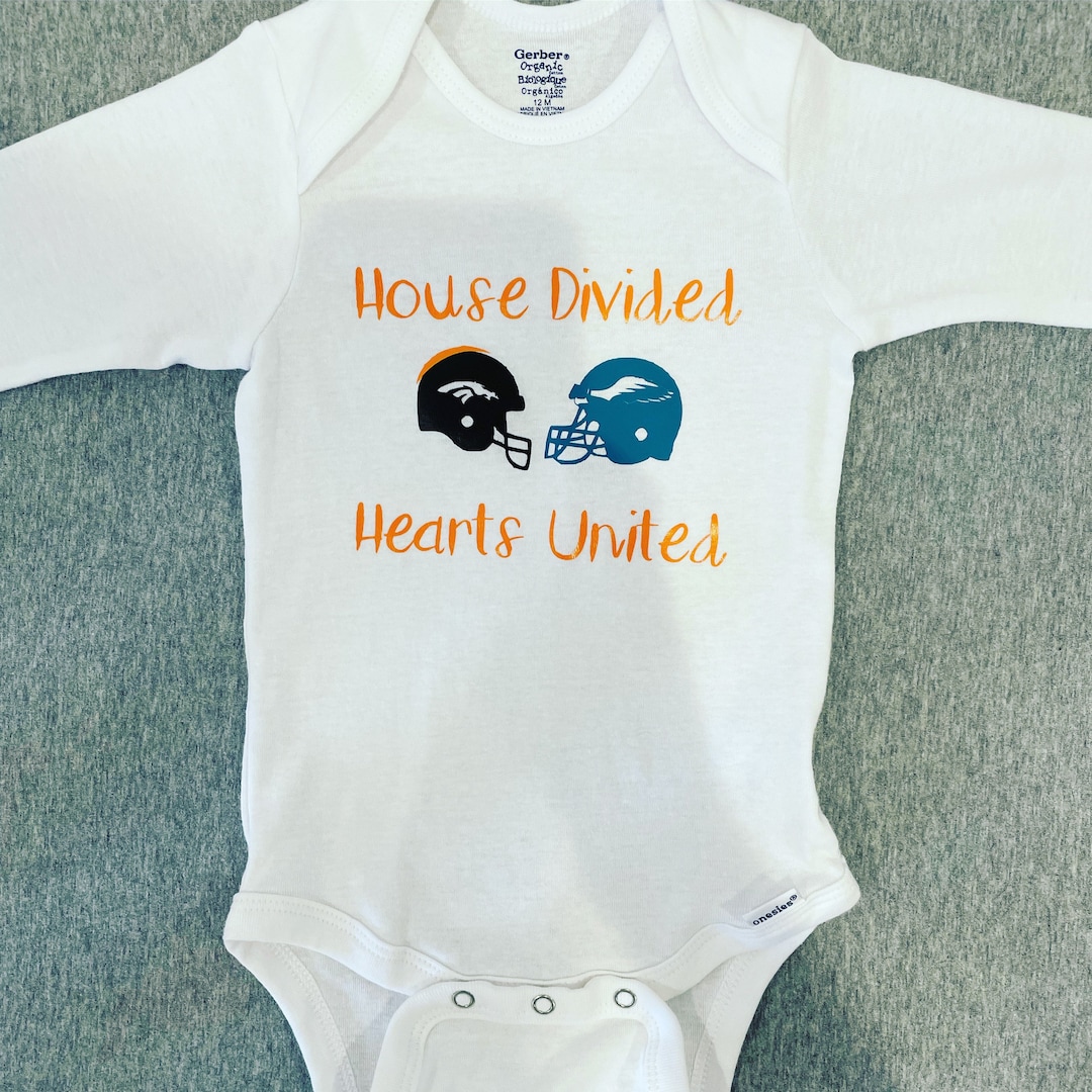 House Divided, Hearts United Football Onesie - Etsy