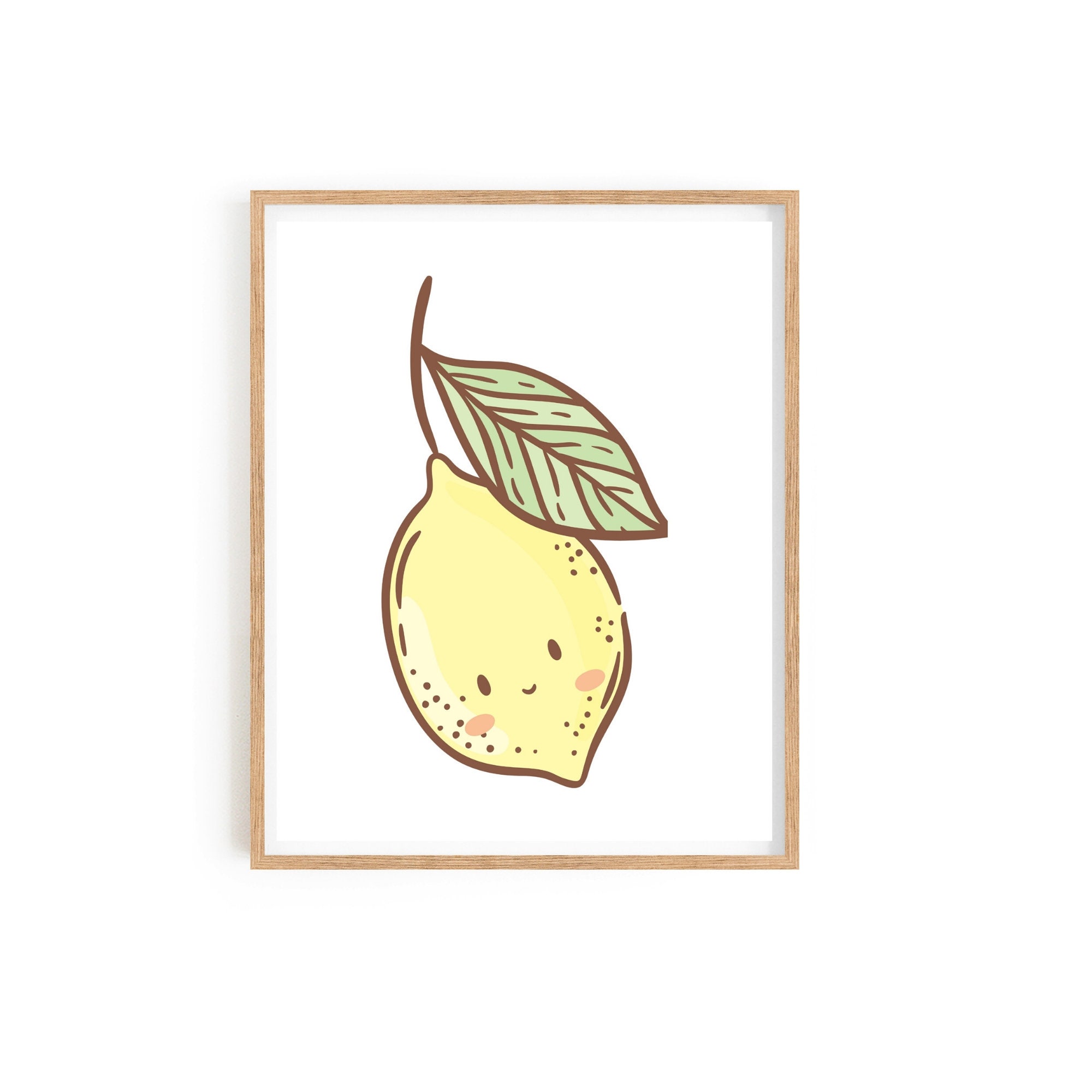 Cute Lemons Nursery Art Print, Set of 3 (digital Download) - Etsy