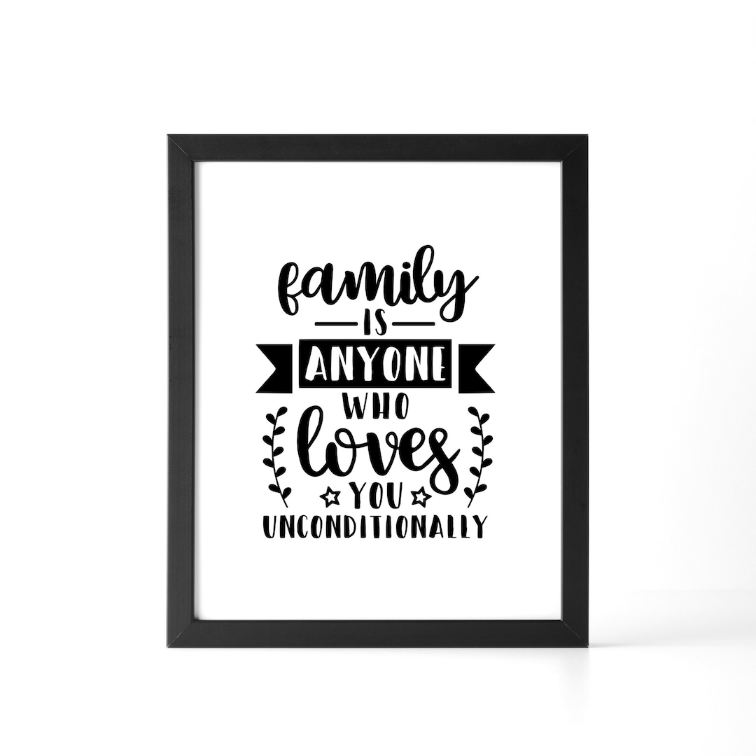 Family Quote Art Print, Living Room Wall Decor (digital Download) - Etsy